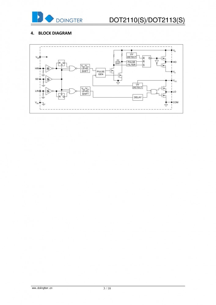 DOT2110 datasheet page 3