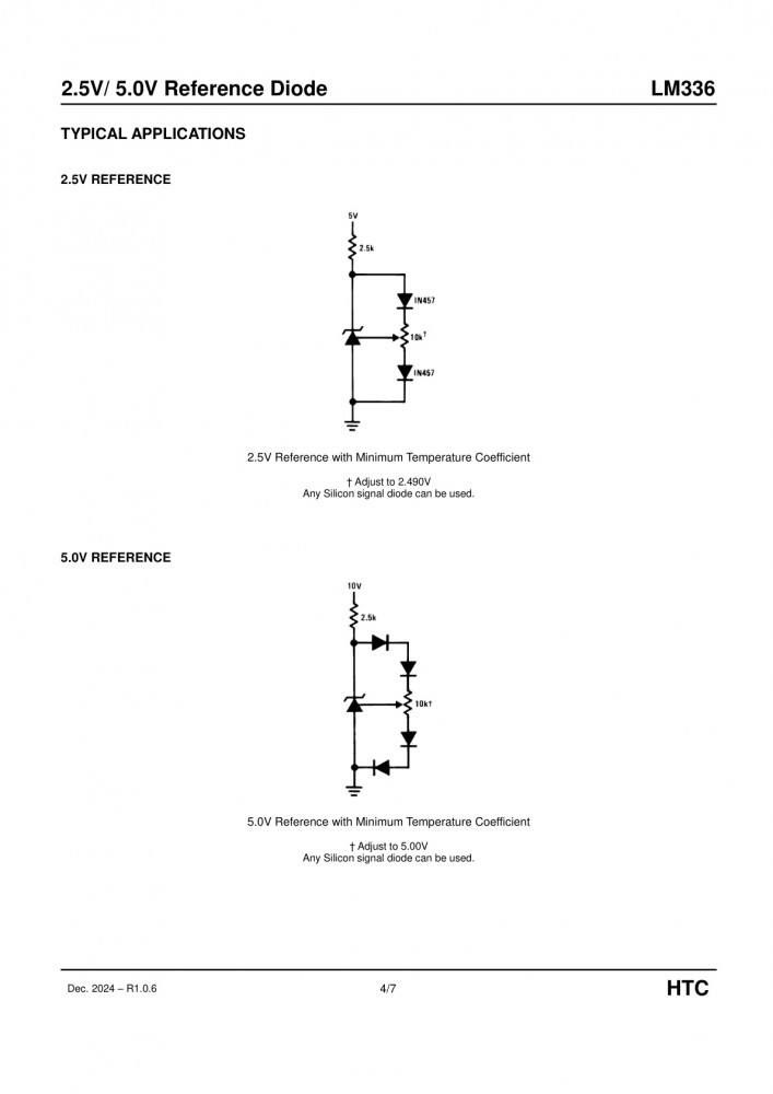 LM336B-5.0 datasheet page 4