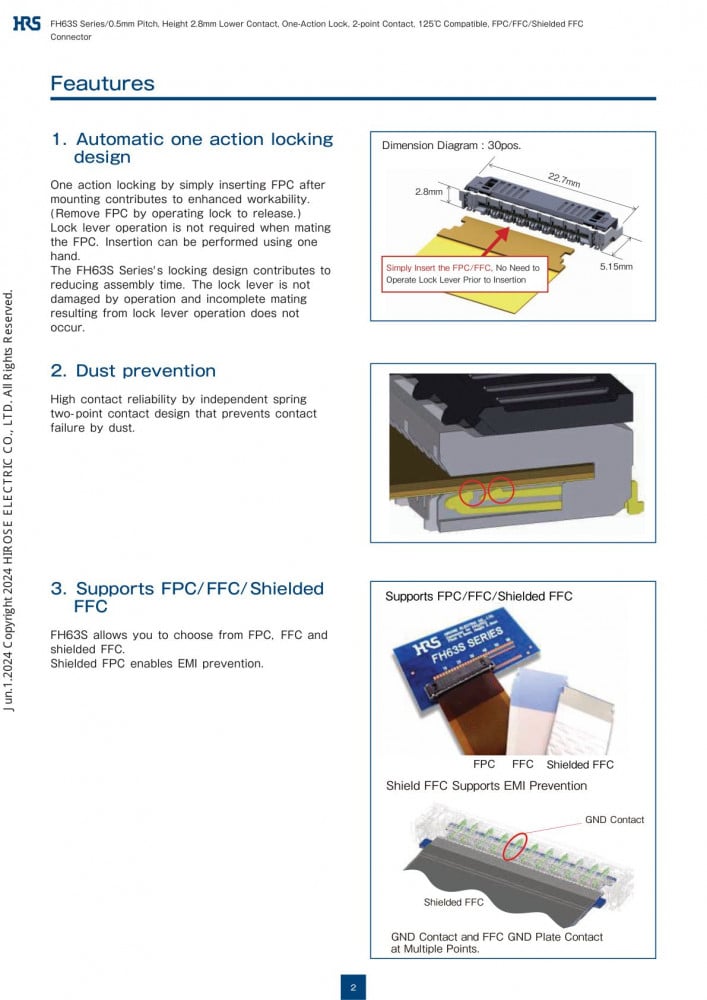 FH63S datasheet page 2