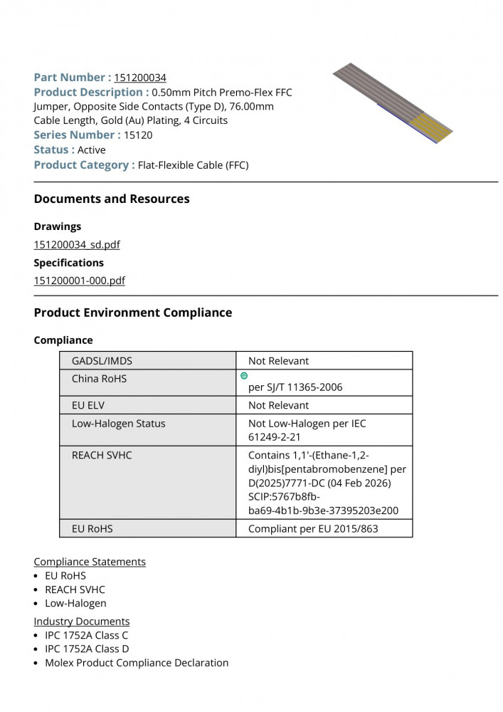 151200034 technical document page 1