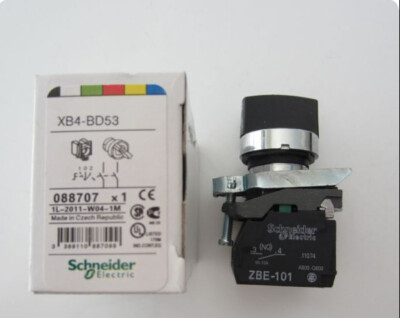 Schneider XB4BD25 Selector Switch – 2-Position Maintained Contact Block