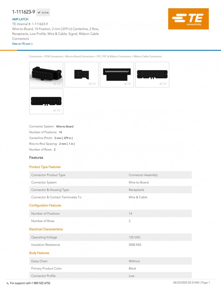 1-111623-9 technical document page 1