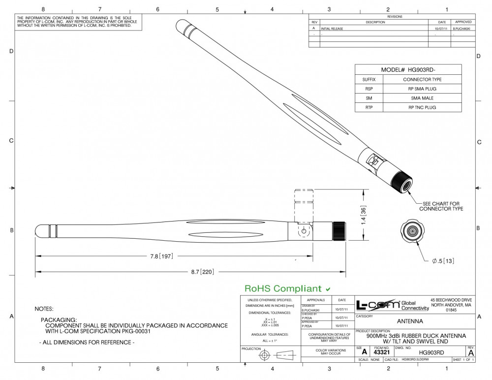 HG903RD-RSP technical document preview