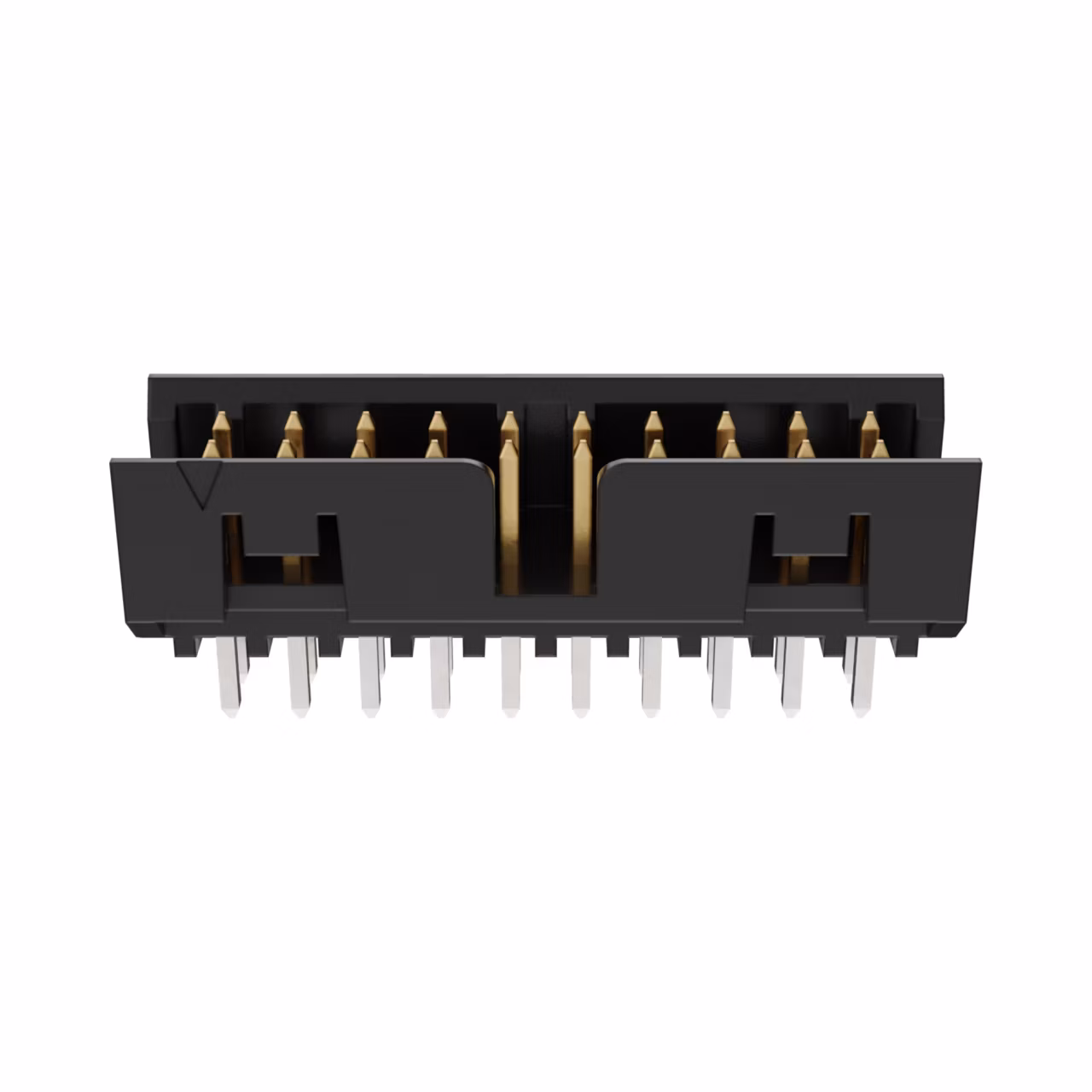 2.00mm Pitch, Milli-Grid PCB Header, Dual Row, Vertical, Through Hole, Shrouded, 20 Circuits, 0.38µm Gold (Au) Plating, 2.50mm Tail Length, Open End Walls, Dual Friction Locks, Center Polarization, Tube for sale