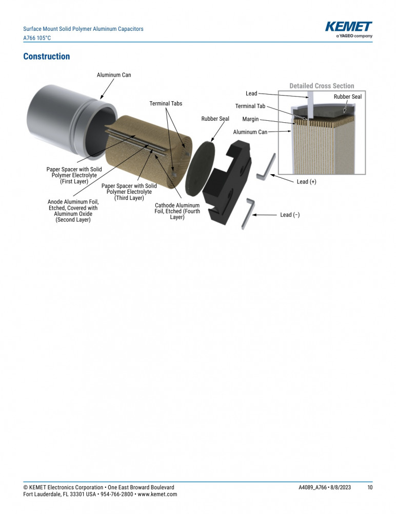 KEMET A766 datasheet page 10