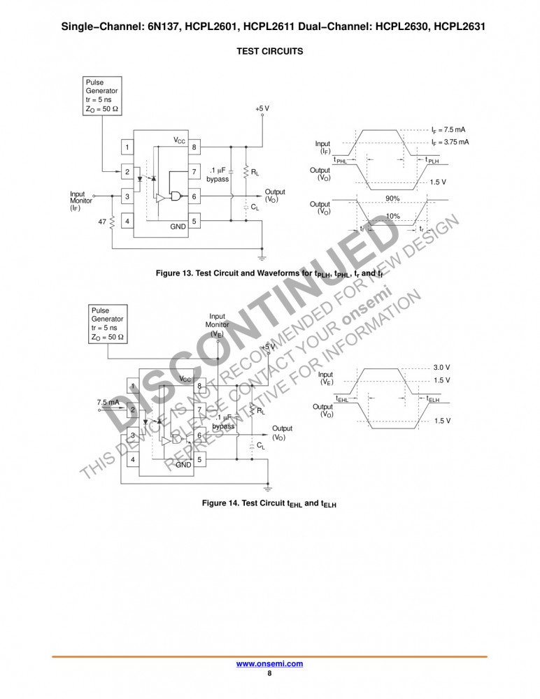 6N137 datasheet page 8