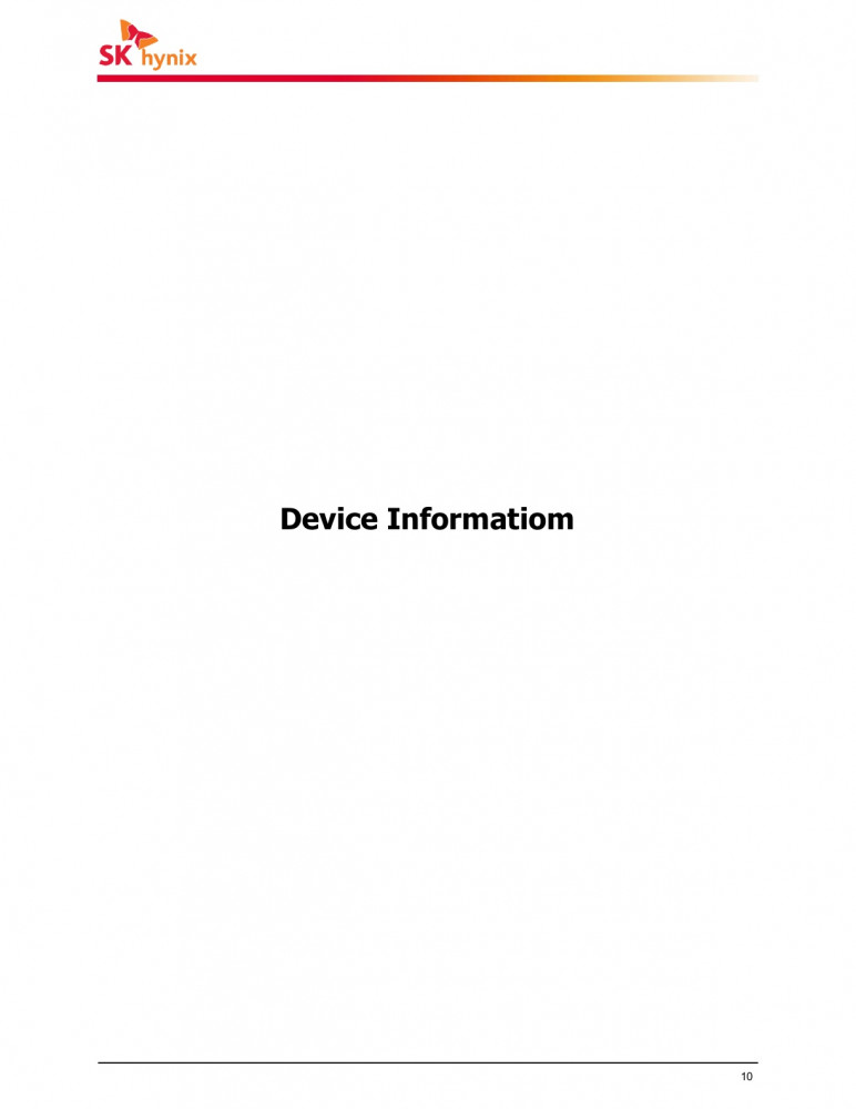 H5CG48AGBDX018N datasheet page 10