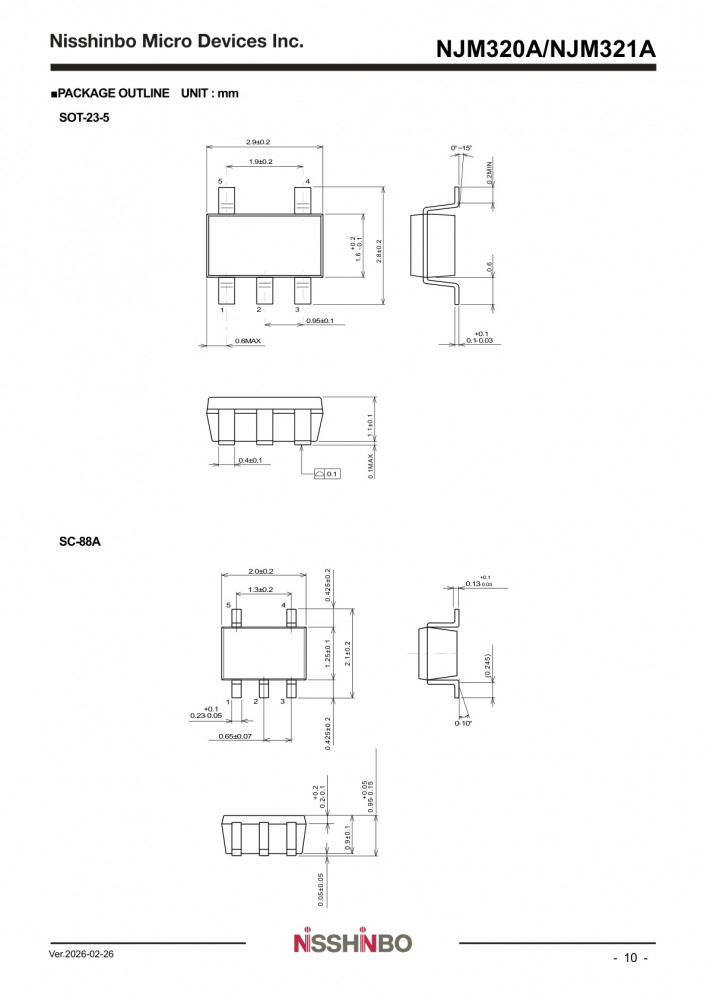 NJM320A datasheet page 10