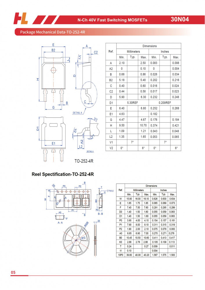HL 30N04 datasheet page 5