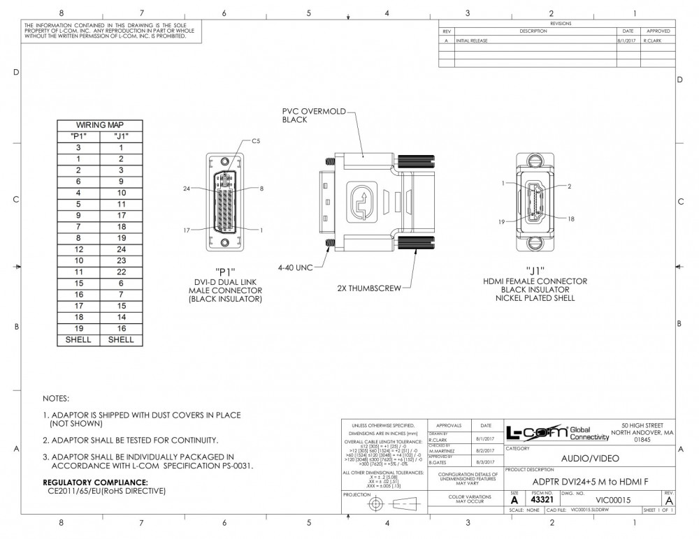 L-com VIC00015 technical document page