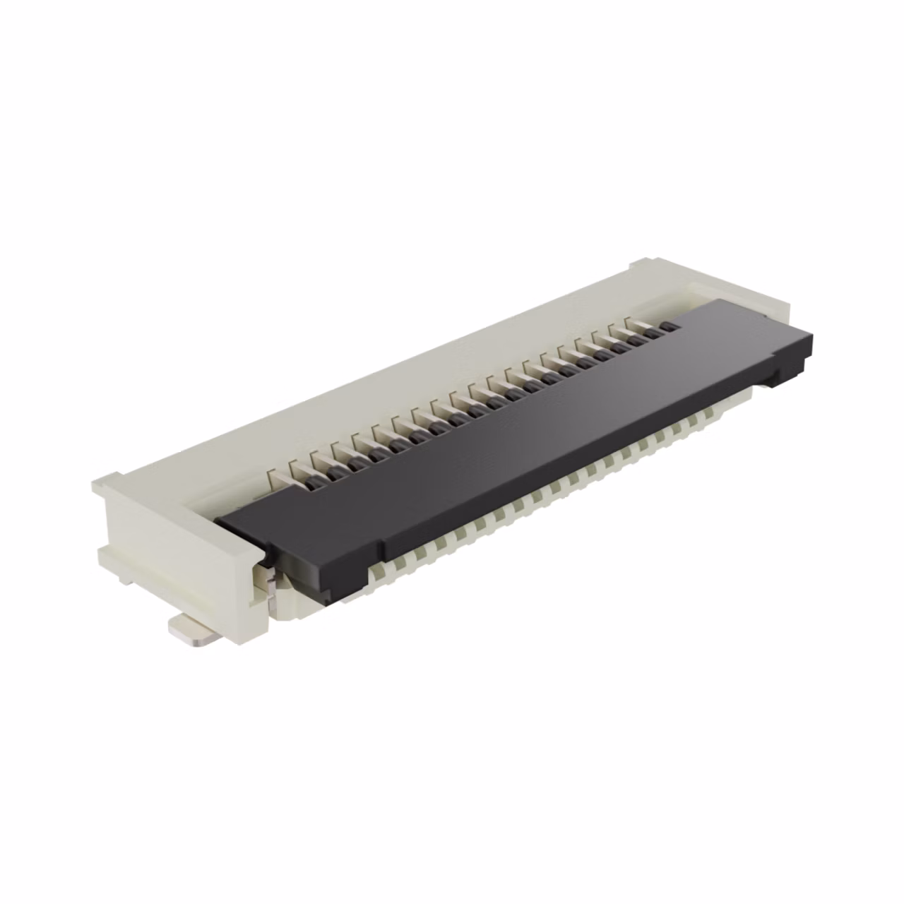 Easy-On FFC/FPC Connector, 0.50mm Pitch, 1.90mm Height, Single Bottom Contact (FS19), Right-Angle, Surface Mount, ZIF, 20 Circuits, Tin-Bismuth Plating for sale