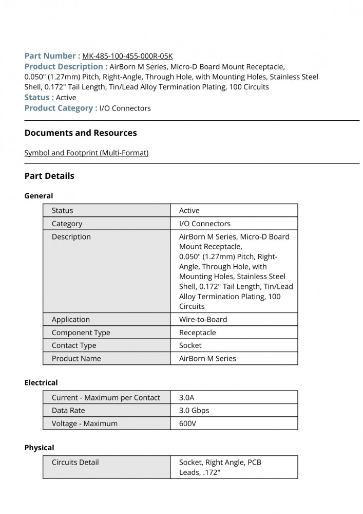 Technical document image 1 for MK-485-100-455-000R-05K