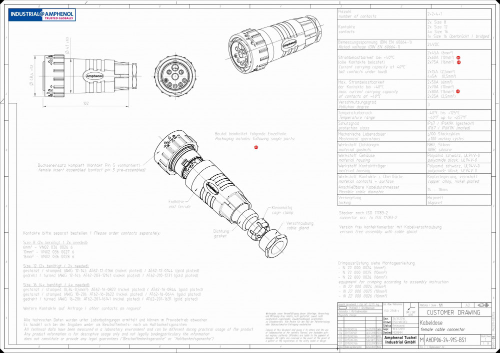 AHDP06-24-91S-BS1 technical document page 1