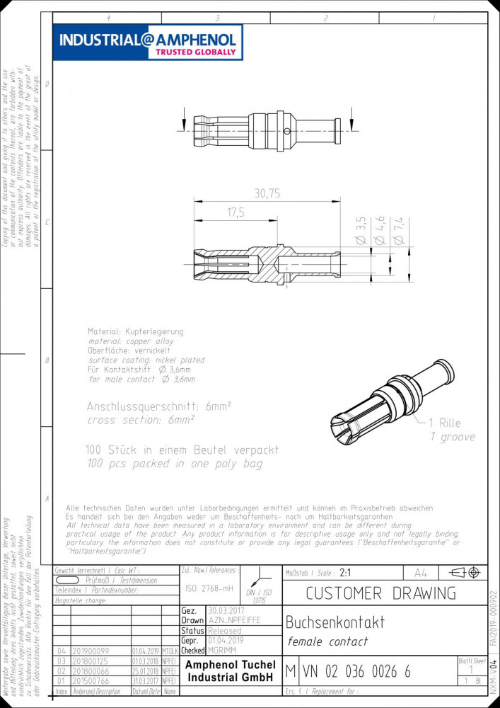 AHDP06-24-91S-BS1 technical document page 4