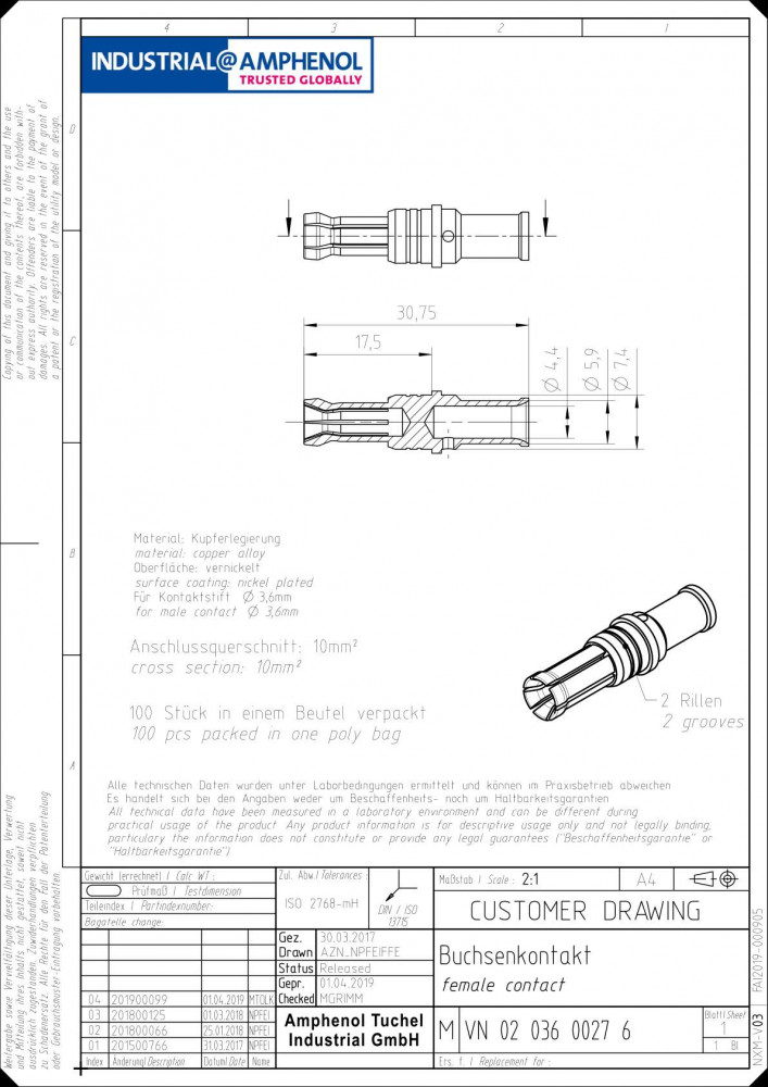 AHDP06-24-91S-BS1 technical document page 5