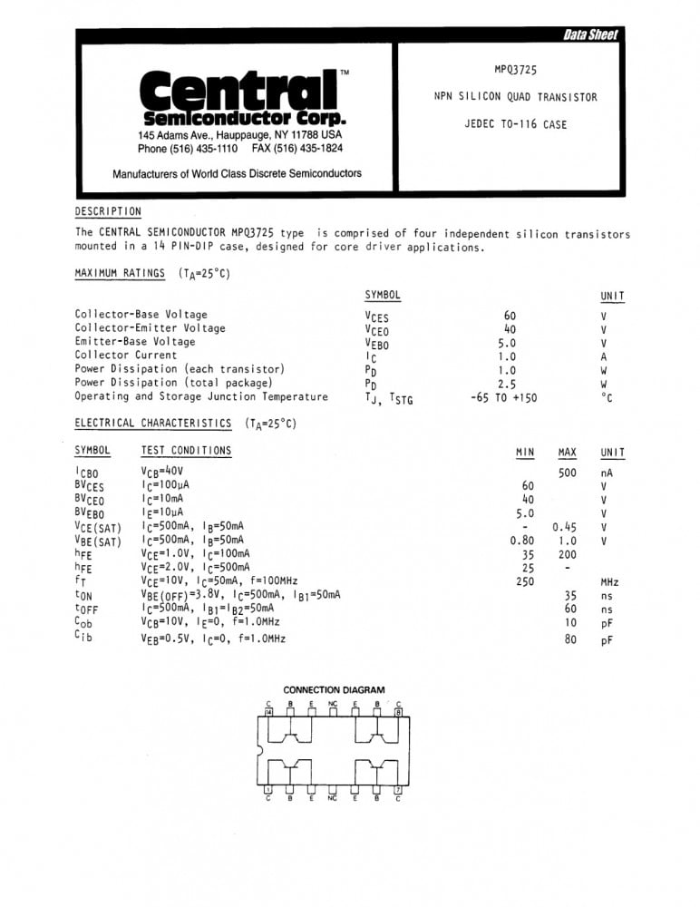 MPQ3725 PBFREE technical document page 1