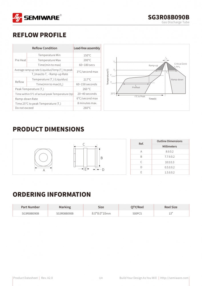 SEMIWARE SG3R08B090B datasheet page 3