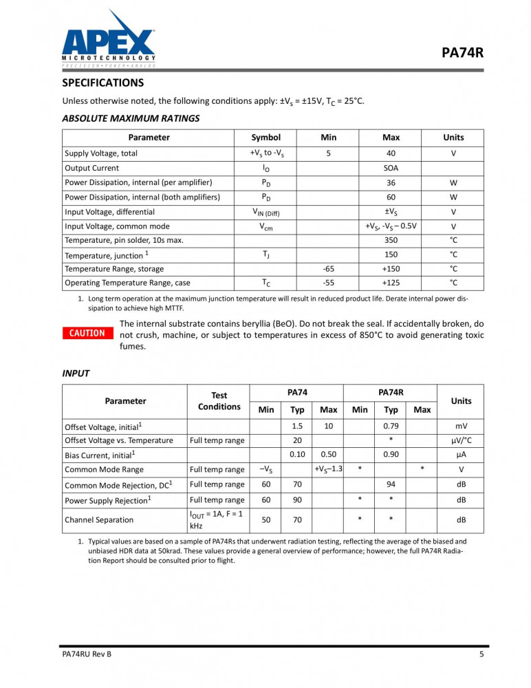 Technical document page 5