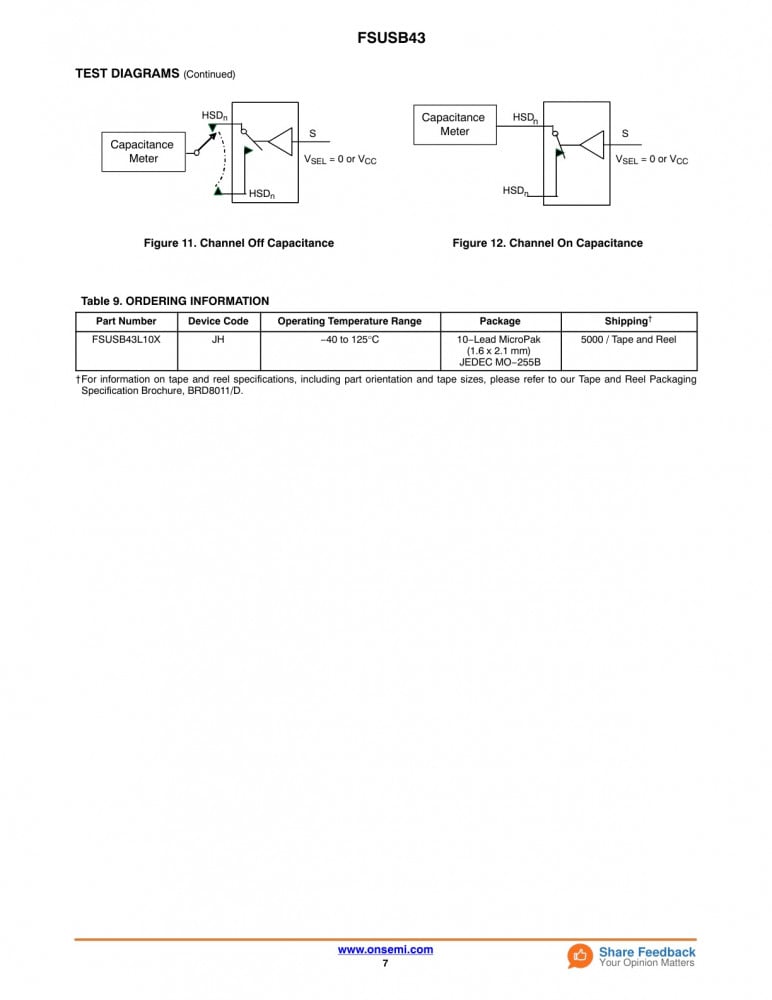 FSUSB43 datasheet page 7