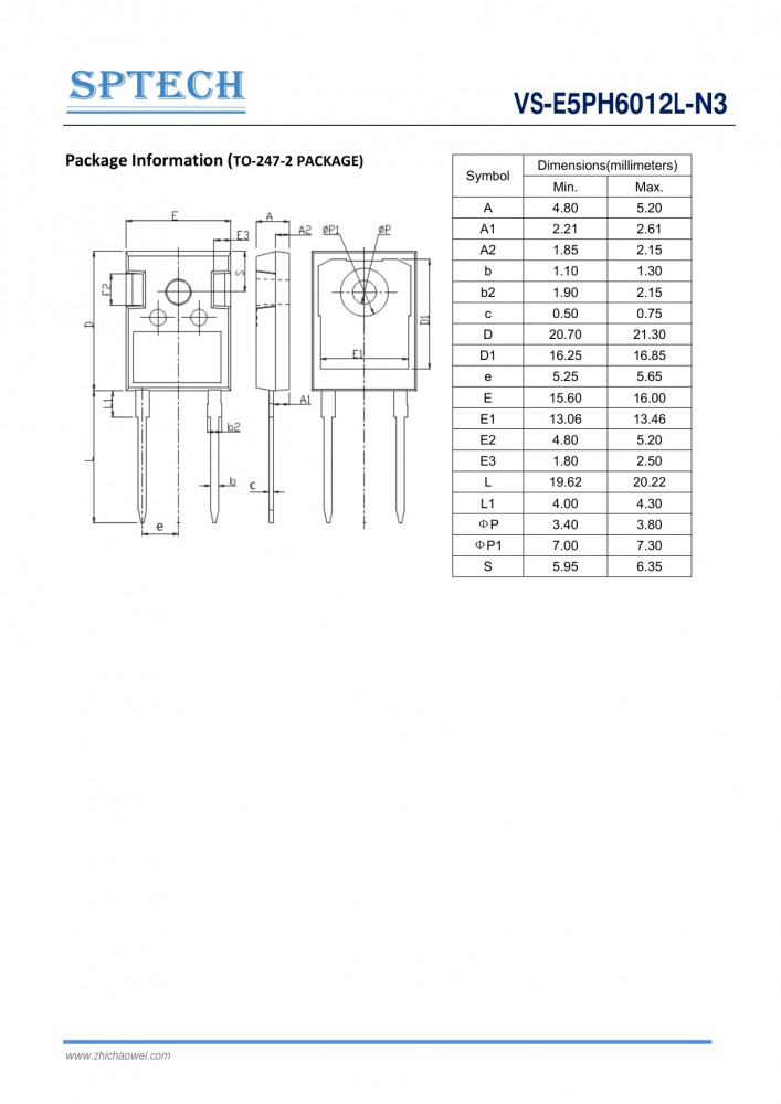 VS-E5PH6012L-N3-SPT datasheet page 3