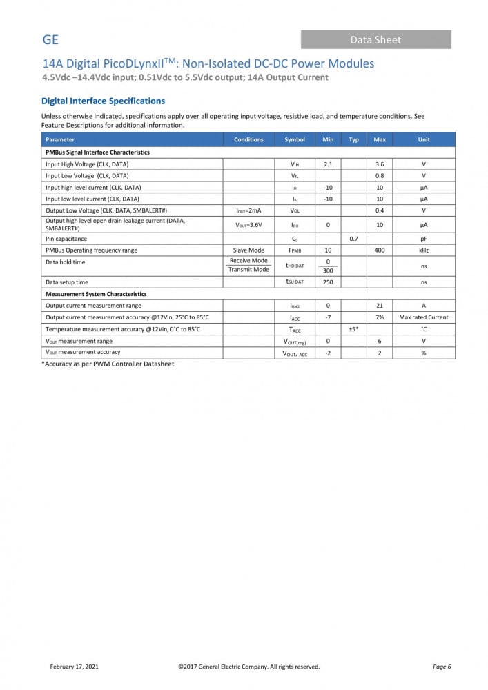 ABB PJT014A0X43-SRZ datasheet page 6