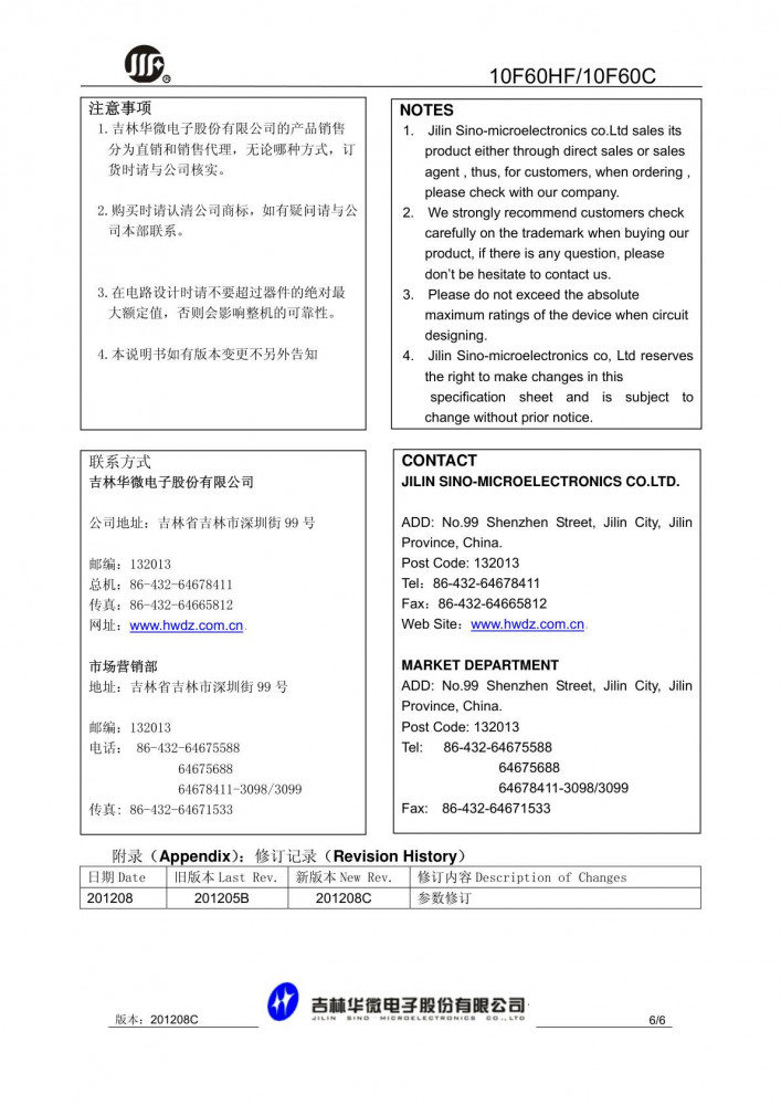 10F60HF datasheet page 6