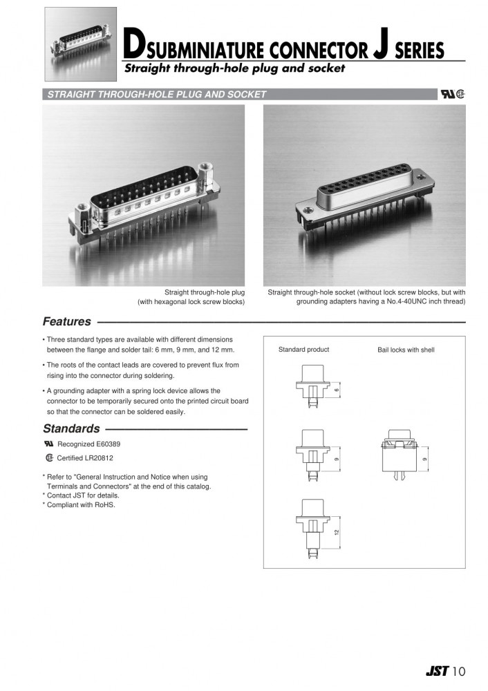 JST JEY series datasheet page 10