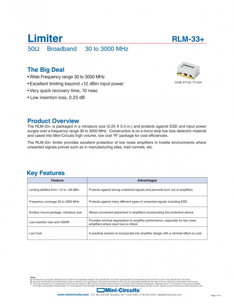 RLM-33+ technical document page 1