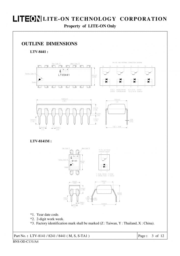 LTV-8241 datasheet page 3