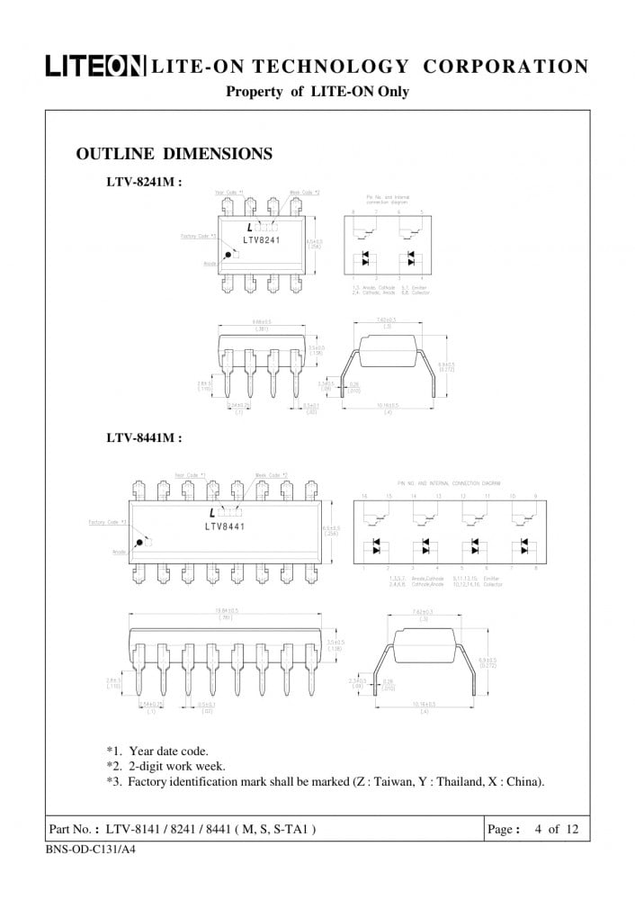 LTV-8241 datasheet page 4