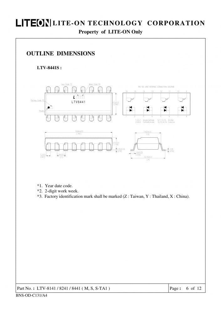 LTV-8241 datasheet page 6