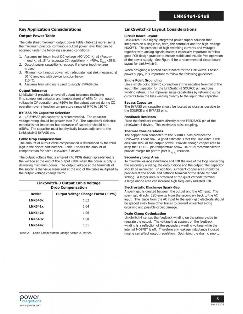 LNK6415D-TL datasheet page 5