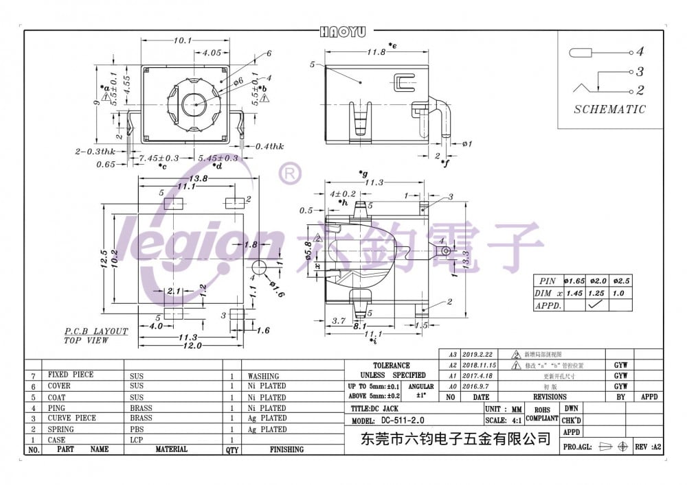 DC-511-2.0 approval document page 3