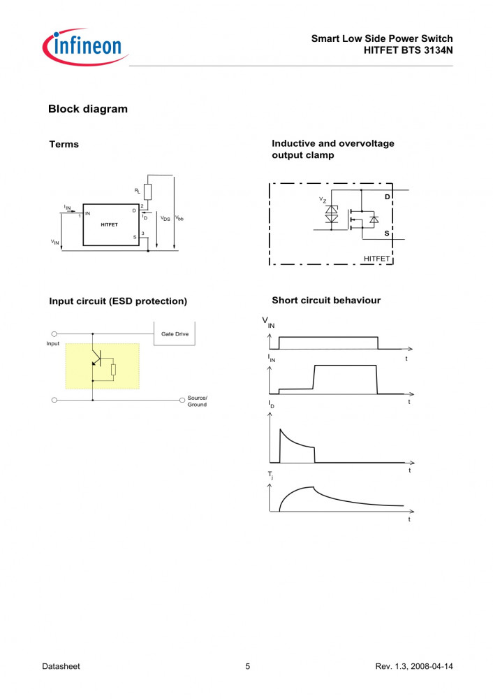 BTS3134N datasheet page 5
