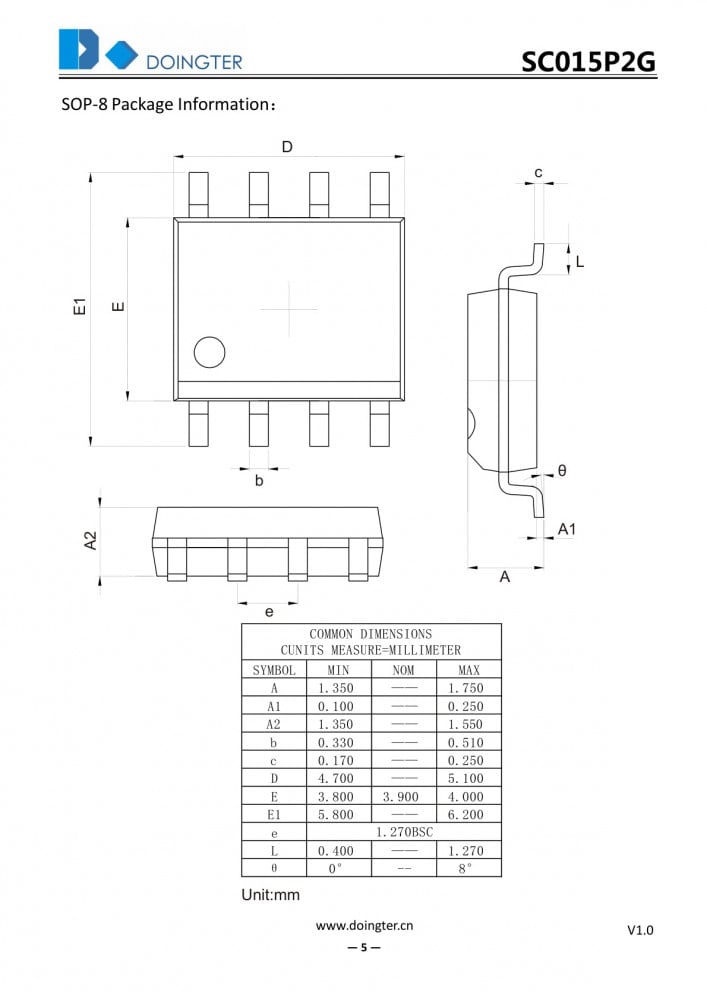 SC015P2G datasheet page 5