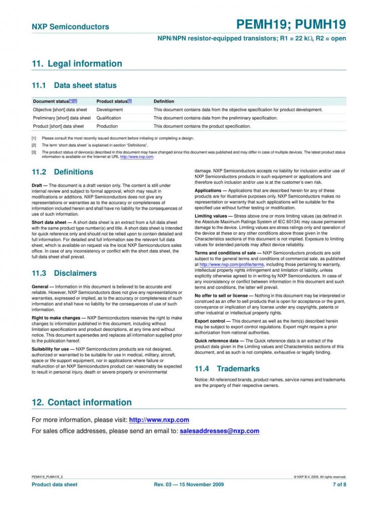 PEMH19 datasheet page 7