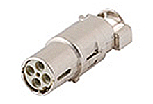 Heavy-Duty S-CX/4 Shielded Circular BUS Connector, Female, 4-Pole for sale