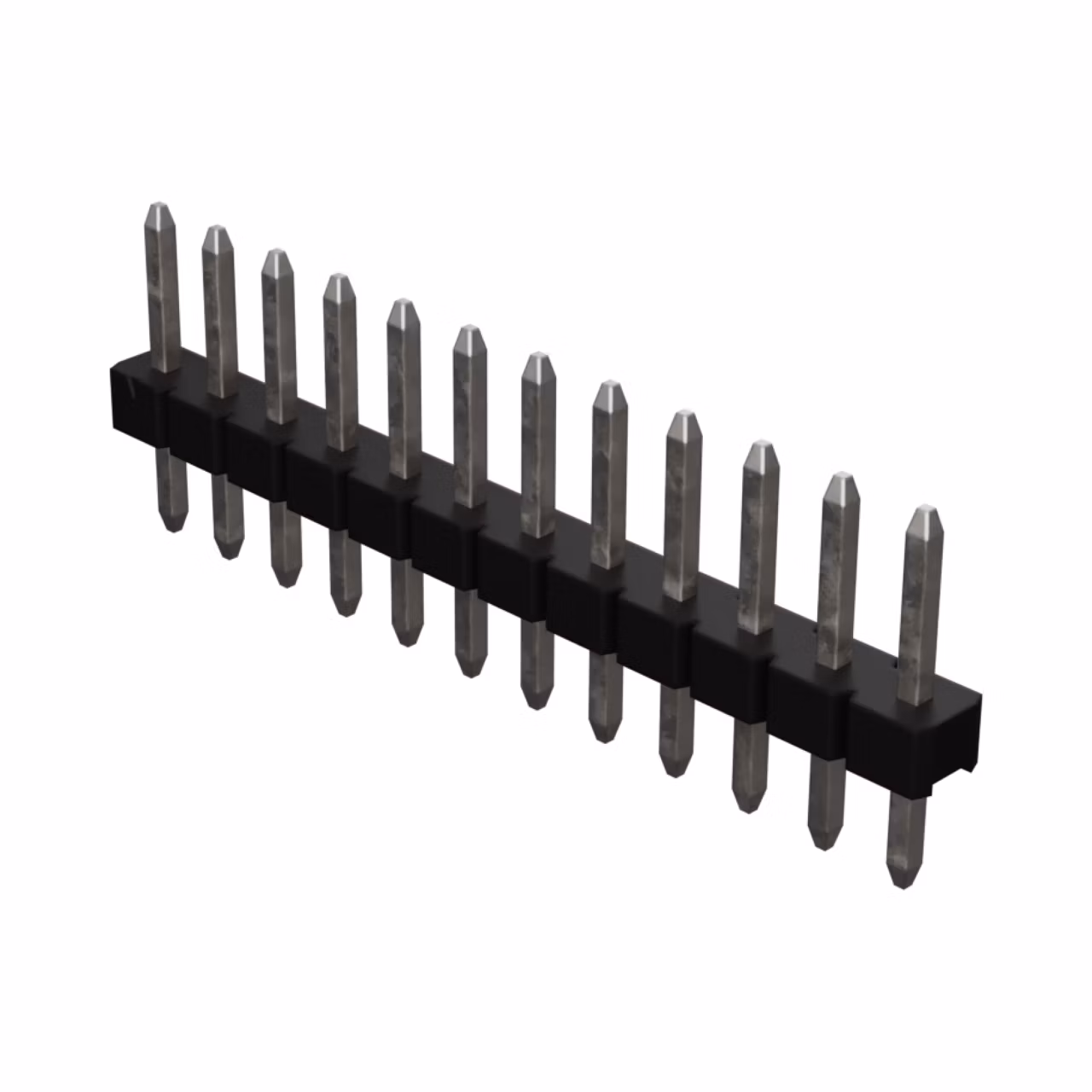 2.00mm Pitch Milli-Grid Header, Vertical, Through Hole, Breakaway, 12 Circuits, 2.50µm Tin (Sn) Plating, Mating Pin Length 4.00mm, Tail Length 2.70mm, Lead-Free for sale