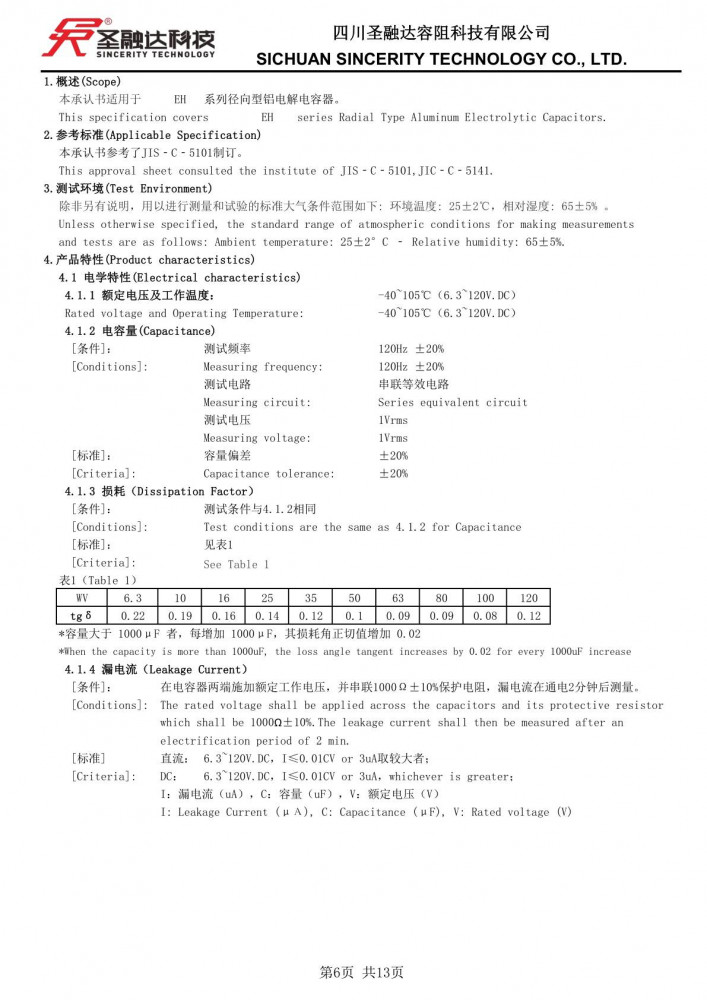 SRD EH series approval specification page 5