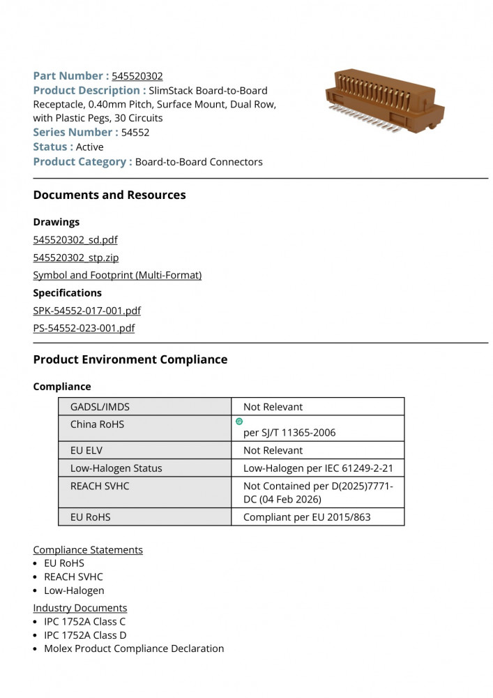 545520302 technical document preview, page 1
