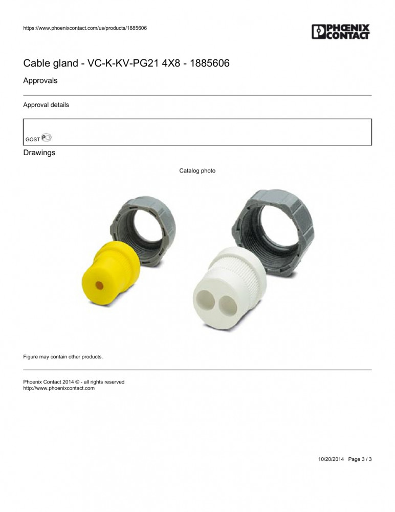 Phoenix Contact 1885606 catalog document page 3