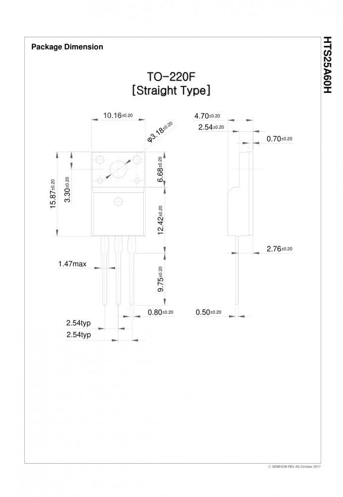 HTS25A60H datasheet page 5