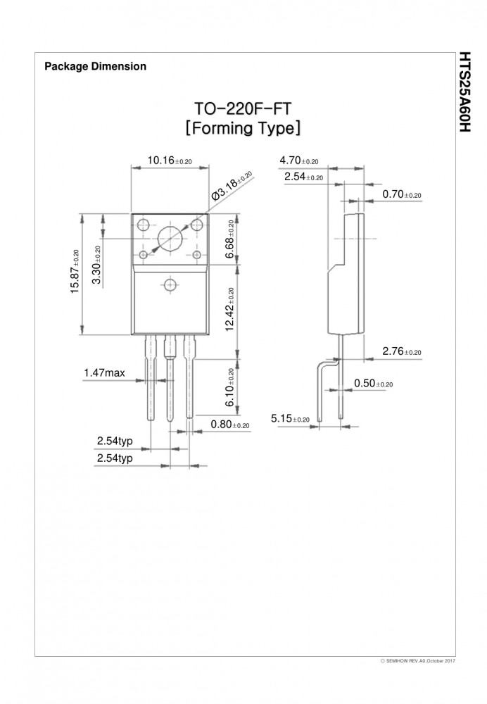 HTS25A60H datasheet page 6