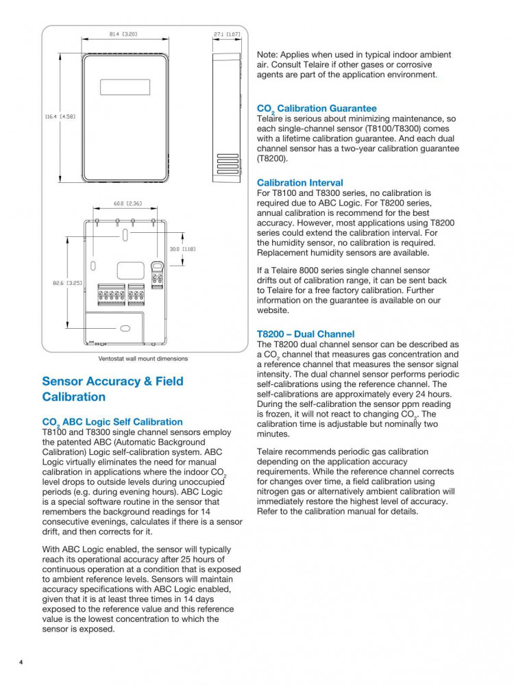 T8100-D-R technical document page 4