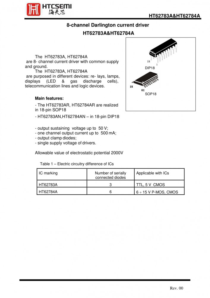 HT62783A technical document page 1