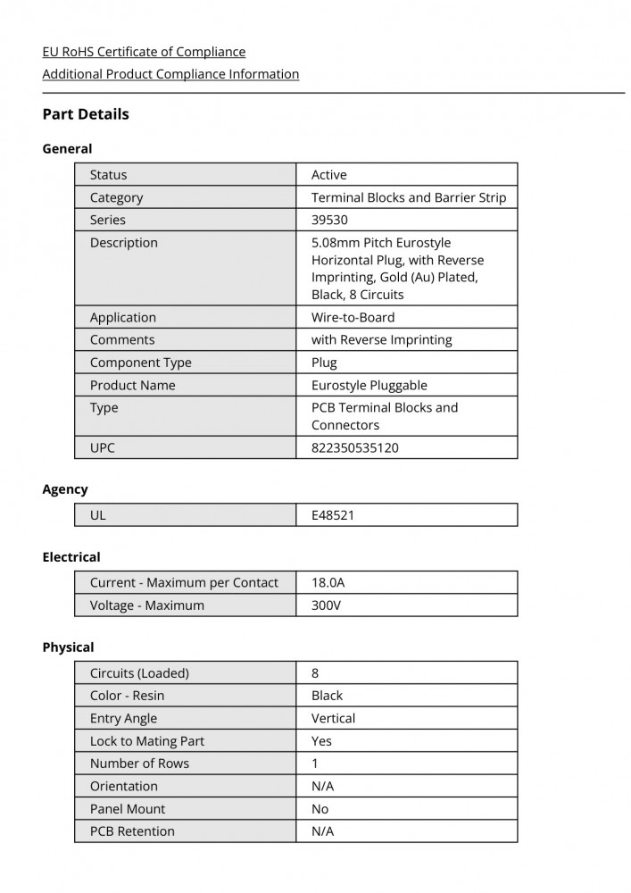 MOLEX 395300708 technical document image 2