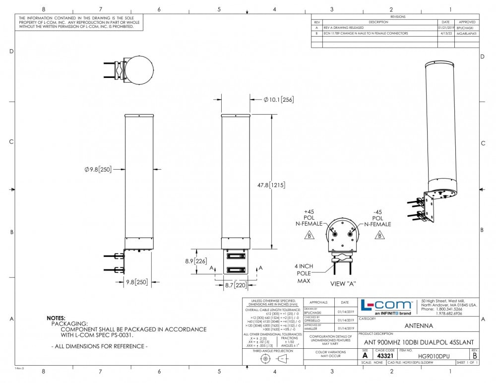 HG9010DPU technical document page