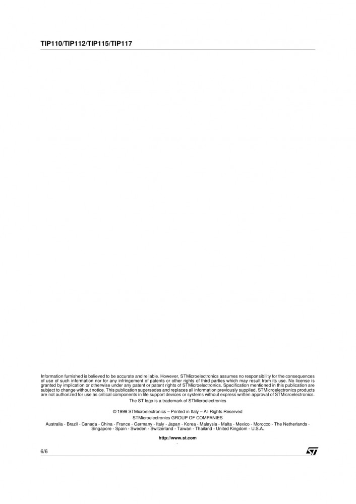 TIP112 datasheet page 6