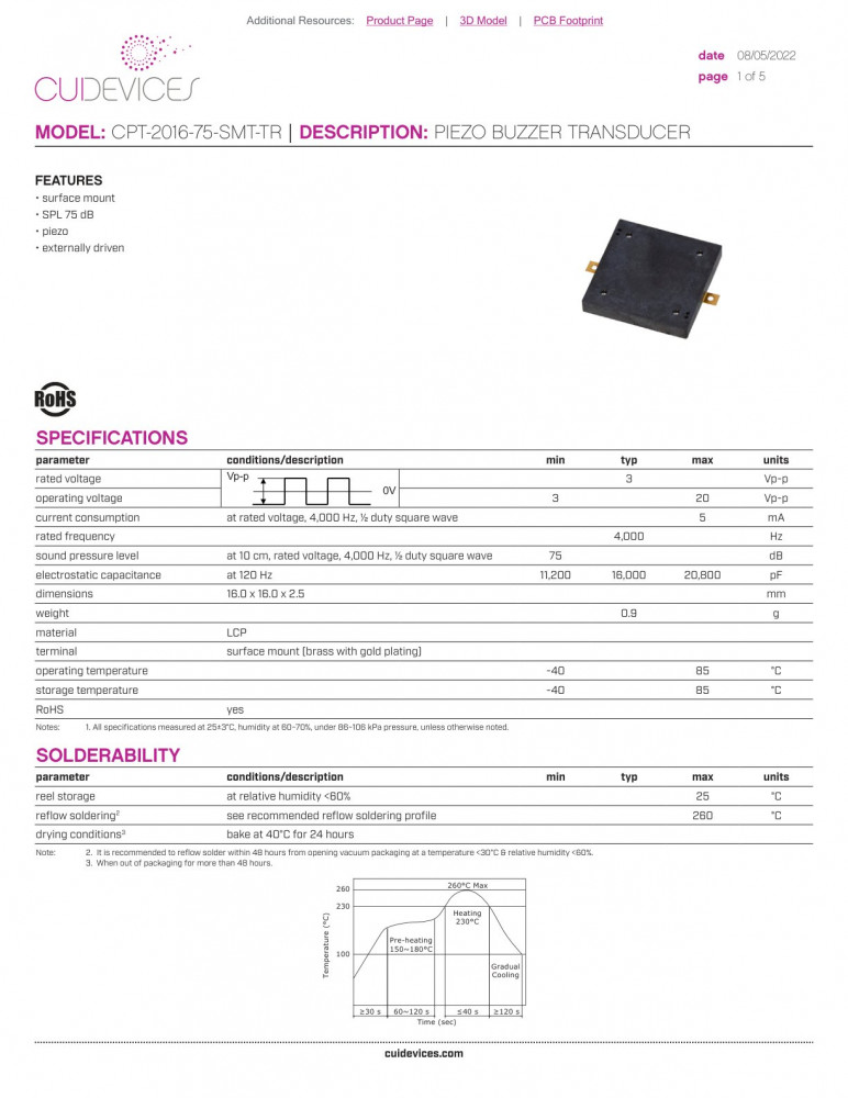 CPT-2016-75-SMT-TR technical document page 1