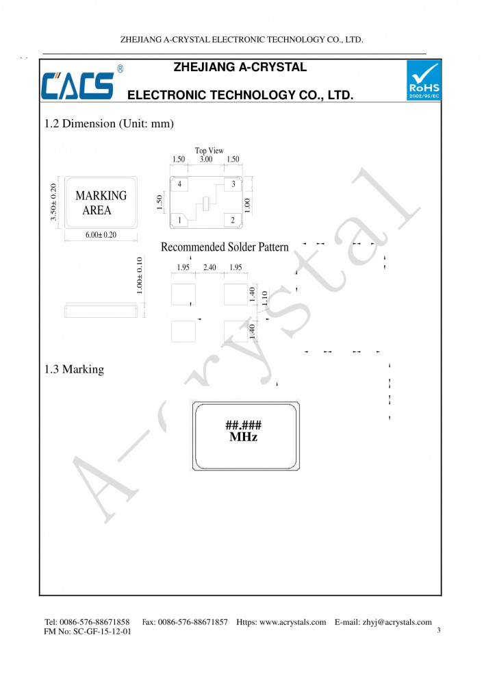 P6SB specification page 3